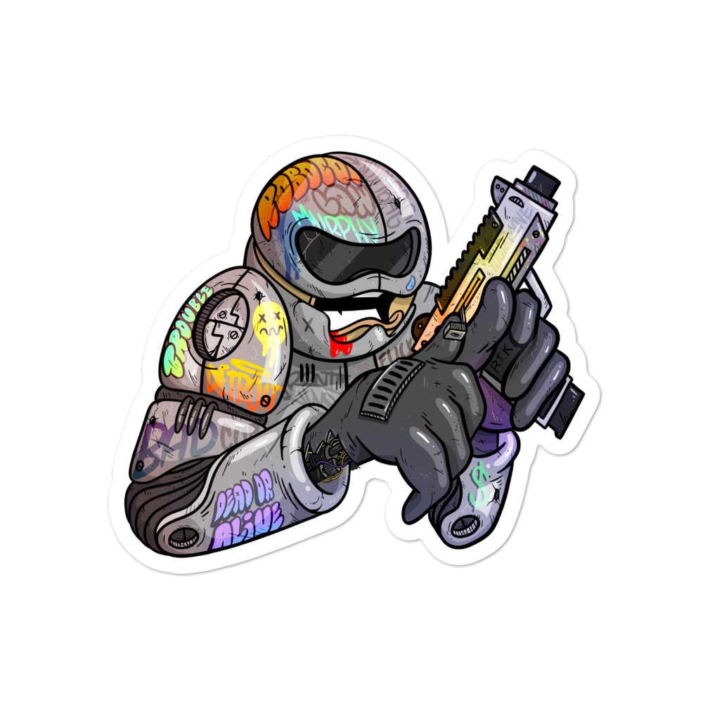 ROBOCOP STICKER – RONTHEKILLER