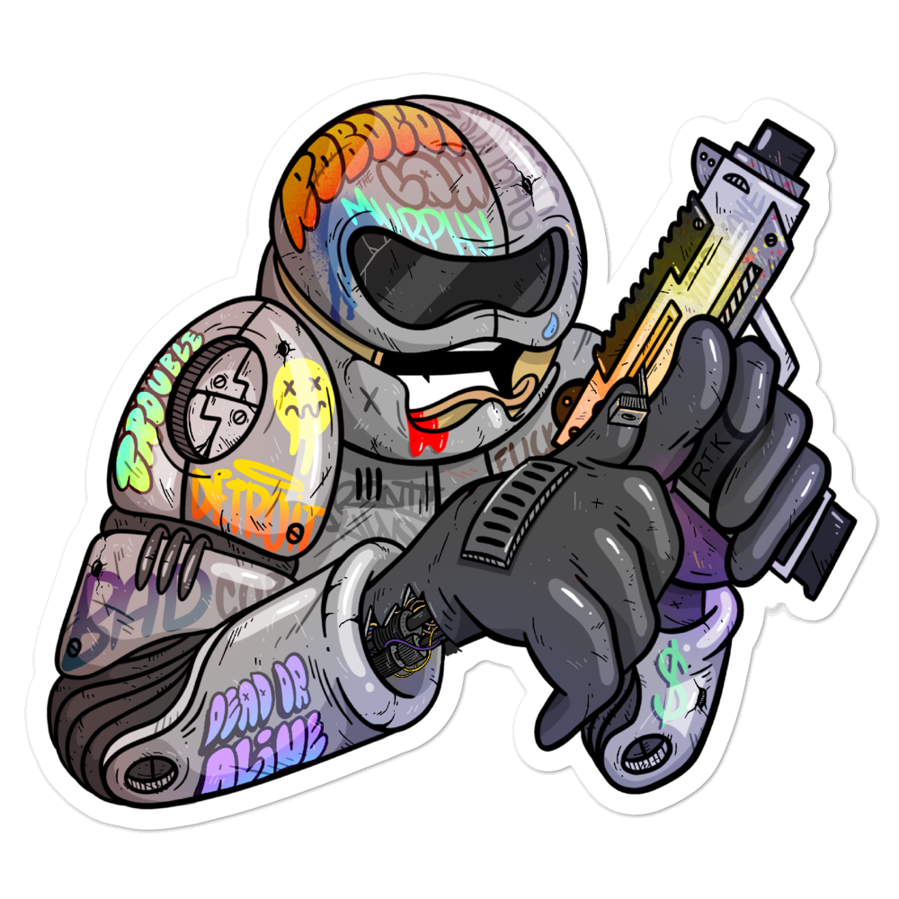 ROBOCOP STICKER – RONTHEKILLER